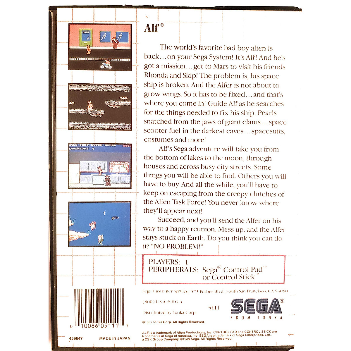 ALF - Sega Master System
