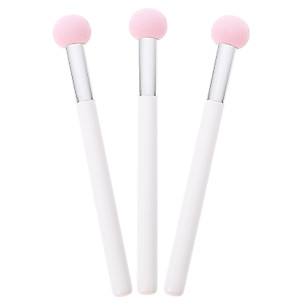 Lurrose 3Pcs Foundation Sponge Powder Puff Mushroom Head Dry and Wet Makeup Puff Makeup Brush Sponge Applicator Concealer Brush Sponge for Women Girls