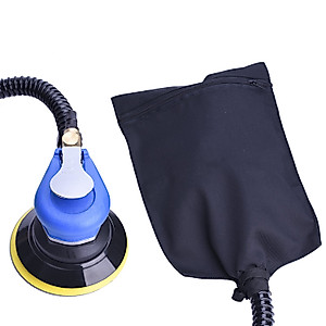 ZHONG AN 5" Professional Orbital Sander, Dual Action Palm Sander for Auto Body Work, Hook and Loop Vacuum System