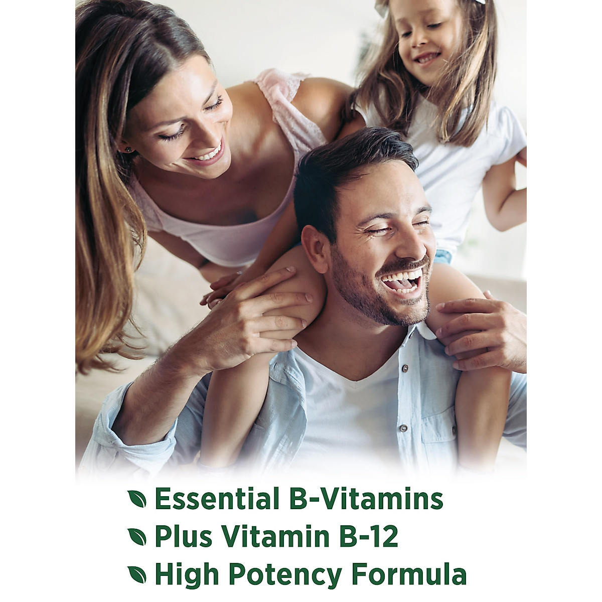 Nature's Truth Vitamin B Complex | Plus B12 | 165 Tablets | Vegetarian, Non-GMO & Gluten Free