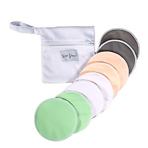 Carseat Canopy & Nursing Cover + 8 Nursing Pads Bundle By West Gray Is Perfect For Baby Shower Gifts – Buying These Breastfeeding Products Together Is Less Expensive Than Buying Them Individually.