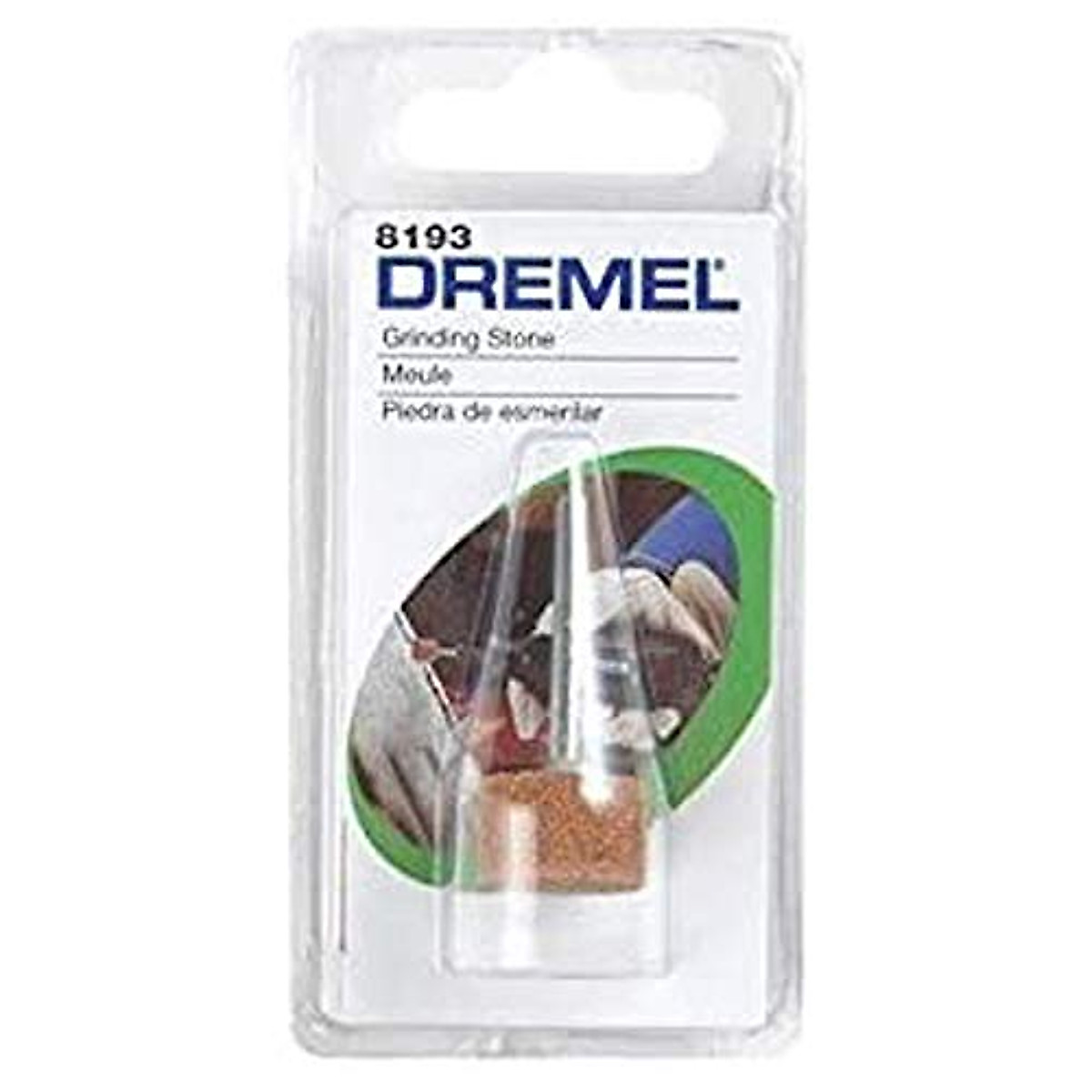 5 Pack Dremel 8193 5/8" Aluminum Oxide Grinding Stone 1/8" Shank