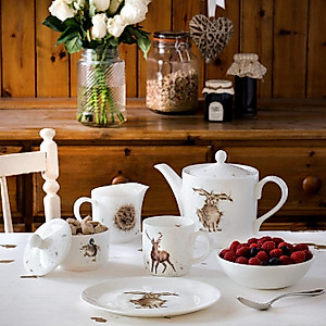 Royal Worcester Wrendale Designs Collection Oven Glove | for Cooking, Grilling, Baking, and Serving | Oven Mitt with Animal Design | Machine Washable | Measures 14.3X 7.7