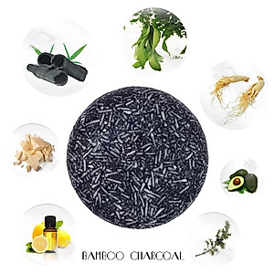 VERT Natural Shampoo Bar for Treated Dry Damaged Hair, 2 Pieces Solid Shampoo Soap with Vegetarian Plant Essence, Helps Stop Hair Loss and Promotes Healthy Growth, 4.2oz