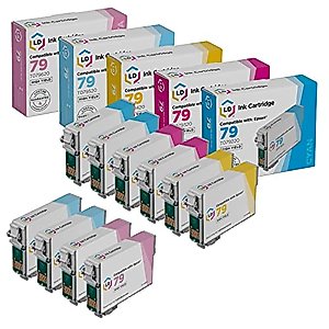 LD Products Remanufactured Ink Cartridge Replacements for Epson 79 High Yield (2 Cyan, 2 Magenta, 2 Yellow, 2 Light Cyan, 2 Light Magenta, 10-Pack) for Artisan 1430 and Stylus Photo 1407