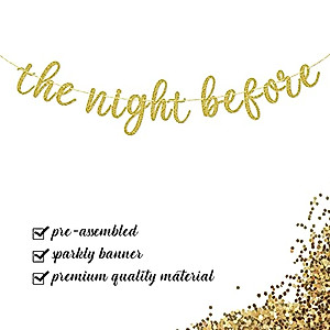 The Night Before Banner, Wedding Rehearsal Dinner Decor