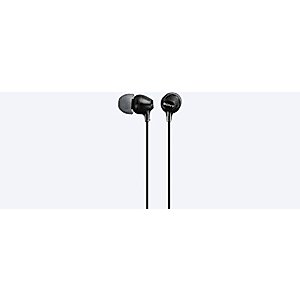 Sony MDREX15AP Fashion Color EX Series Earbud Headset with Mic (Black)