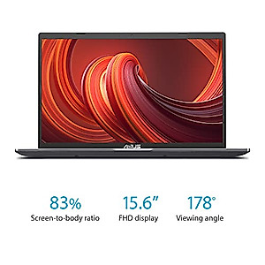 ASUS VivoBook 15 F515 Thin and Light Laptop, 15.6” FHD Display,Core i5-1135G7 Processor, Iris Xe Graphics, 8GB DDR4 RAM, 512GB SSD, Fingerprint, Windows 10 Home, Slate Grey, F515EA-DB55