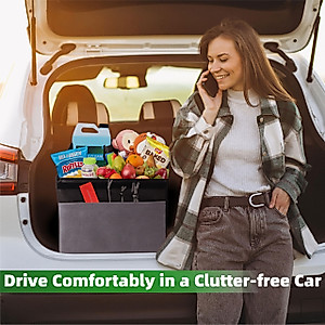 HOME SHARON Car Organizers and Storage, Trunk Organizer for Suv Car Trunk Organizers and Multipurpose Storage Bins