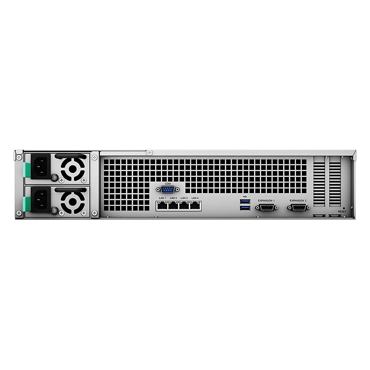 Synology RackStation RS3621xs+ NAS Server with Xeon 2.1GHz CPU, 64GB Memory, 192TB HDD Storage, 2 x 10GbE LAN Ports, DSM Operating System Bundle with Rail kit