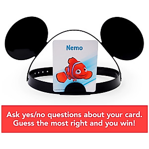 HedBanz Disney, Guessing Game Featuring Disney Characters, for Kids & Adults, Ages 7 & Up (Edition May Vary)