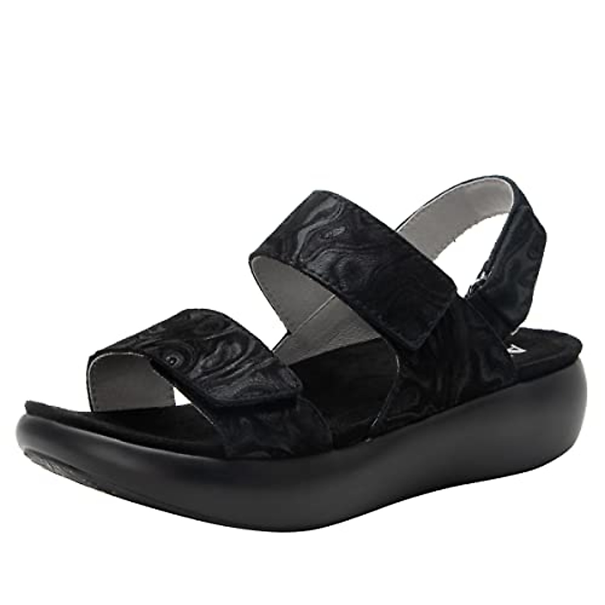 Alegria Women's Bailee Leather Sandal Topography 10.5-11 M US