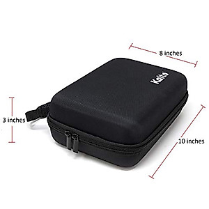 Kaito RC500 EVA Hard Shell Storage Case with Double-Zipper and Carrying Handle for The Voyager KA500 Radio