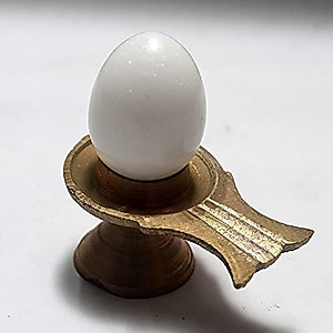 My God Gift SHALIGRAM JI for Puja & Gift Item for Home/Temple-Color White…