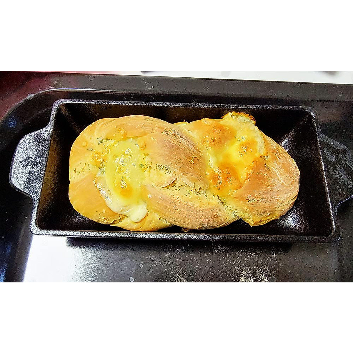 HAWOK Cast Iron Mini Server Rectangle: 12 oz,Square:12oz,Oval 12oz, Round 15oz Set of 4………