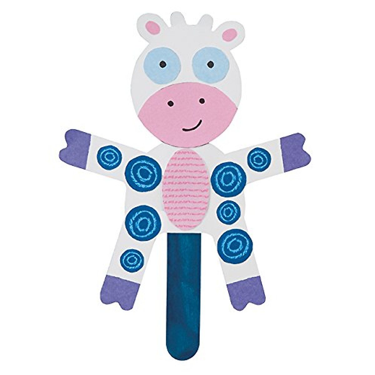 ALEX Toys Little Hands Pop Stick Art Craft Kit, Create Cute Animal and Flower Puppets, Allows Children to be Creative and Use their Imagination, For Ages 3 and up
