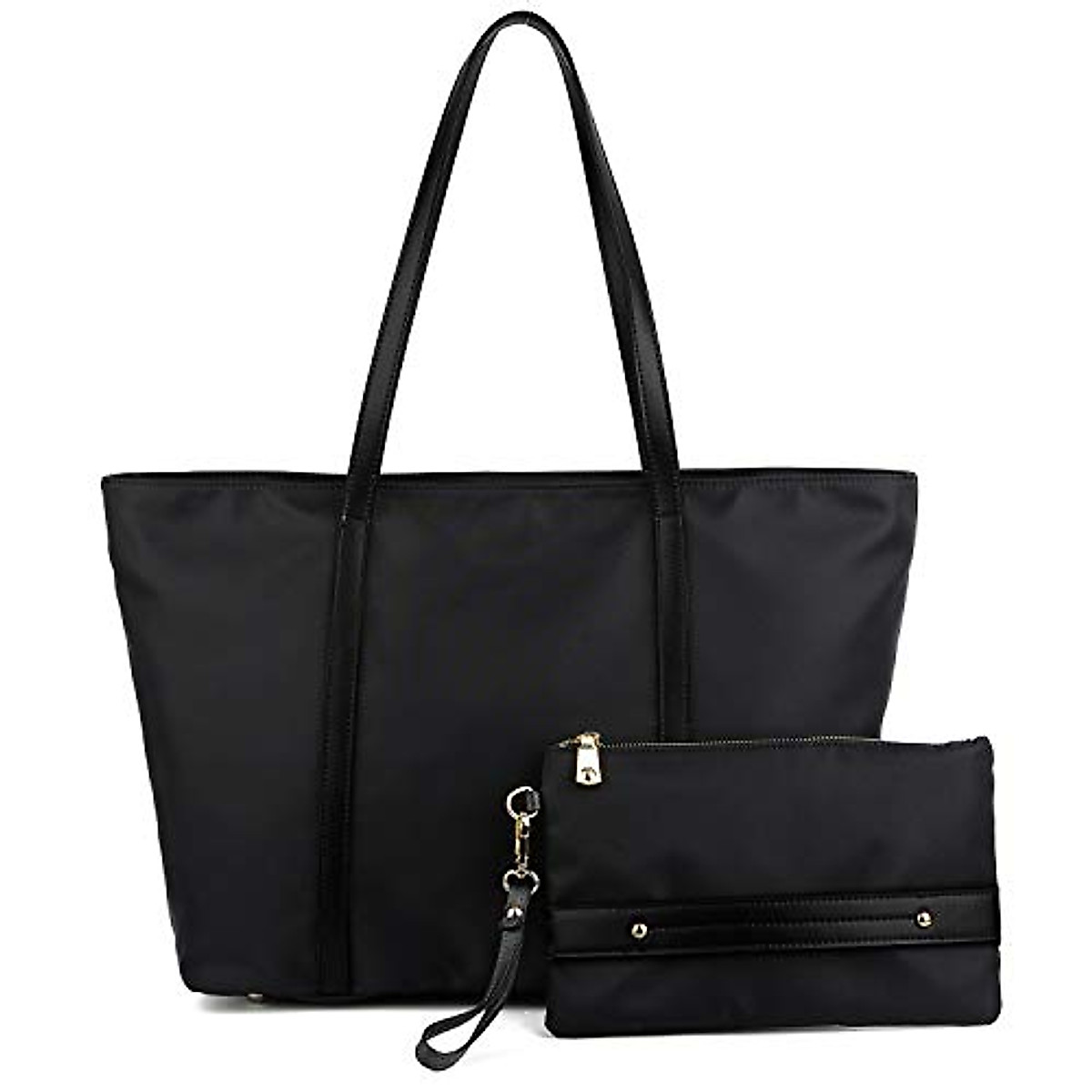 YALUXE Women's Oxford Nylon Large Capacity Work Tote Shoulder Bag