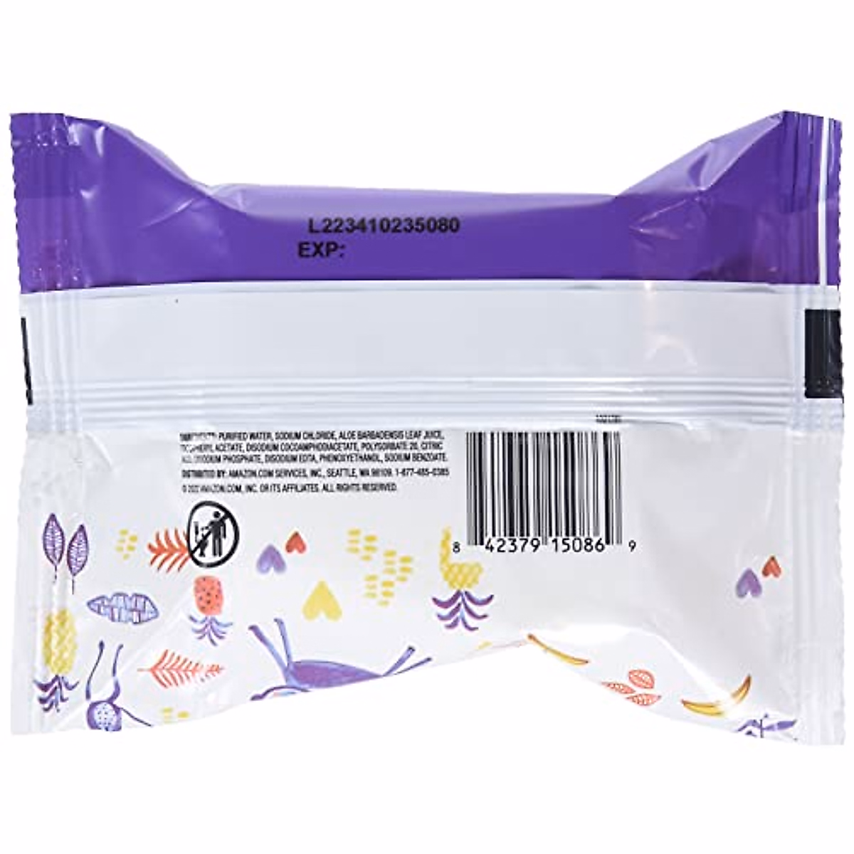 Amazon Brand - Mama Bear Saline Nose and Face Baby Wipes, Hypoallergenic, Unscented, 180 Count (6 Packs of 30)