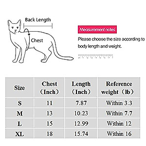 Coppthinktu Cat Recovery Suit for Abdominal Wounds or Skin Diseases Breathable Cat Surgical Recovery Suit for Cats E-Collar Alternative After Surgery Wear Anti Licking Wounds