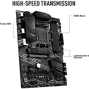 INLAND Micro Center AMD Ryzen 7 5700X 8-Core 16-Thread Unlocked Desktop Processor Bundle with MSI B550-A PRO ProSeries Motherboard (AMD AM4, DDR4, PCIe 4.0, SATA 6Gb/s, M.2, USB 3.2 Gen 2 ATX)