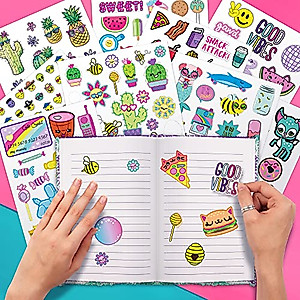 Fashion Angels 1000+ Ridiculously Cute Stickers for Kids - Fun Craft Stickers for Scrapbooks, Planners, Gifts and Rewards, 40-Page Sticker Book for Kids Ages 6+ and Up