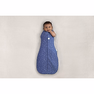ergoPouch 0.2 TOG Cocoon Baby Sleep Sack 3-6 Months, Swaddle Sleeping Bag, Temperature Control Wearable Blanket (Night Sky)