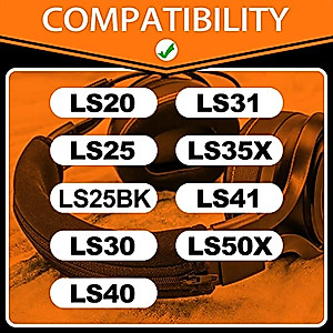 Headband Cover Compatible with LS31 LS41 LS35X LS50X LS20 LS25 LS25bk LS30 LS40 Headset I Headphone Headband Protective Cover