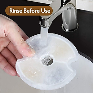 Cat Water Fountain Filters, Multiple Filtration Pet Water Fountain Replacement Filter,8 or 12 Packs of Cotton Activated Carbon Cat Fountain Filters (Filter 4 Pack)