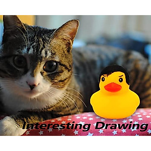 Rubber Funny Ducks/Duckies Waterproof No Bebe Noise Bath Toy Without Hole or with No Hole Student Office Desktop Decor IT Programmer Funny Partner Rubber Duckies in Bulk
