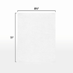 LUXPaper 8.5" x 11" Cardstock | Letter Size | White Linen | 100lb. Cover (183lb. Text) | 50 Qty