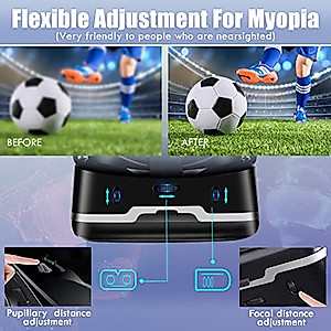 VR Headsets Compatible with iPhone & Android Phones - VR Set Incl. Remote Control for 4.7”-6.53” Cell Phone, 3D Virtual Reality Goggles Glasses Gift for Kids and Adults for 3D Gaming and Videos