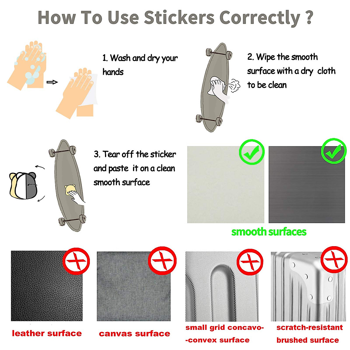 100 Sheets Make Your Own Stickers for Kids with 25 Designs, Animals Mix, Mermaids, Princess, Prince and More, Reward of Festival, Children Art Craft, School, Party Favors