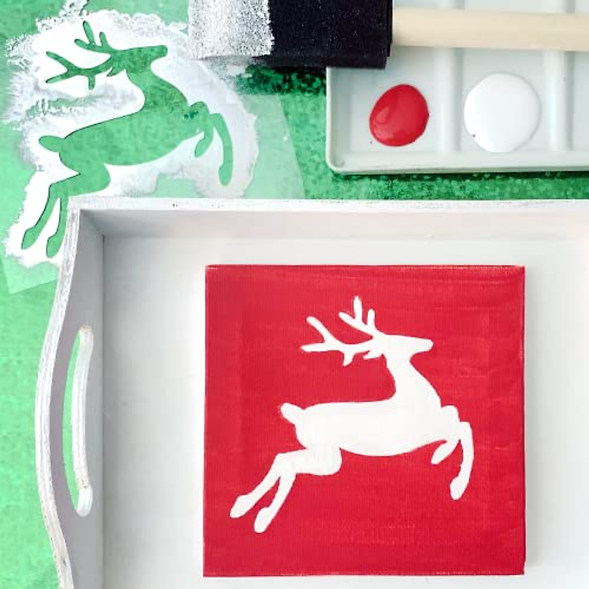 Easy Cut Stencil Sheet Set of 24-12”x12” Acetate Mylar for Cricut Vinyl Cutting – Craft Material