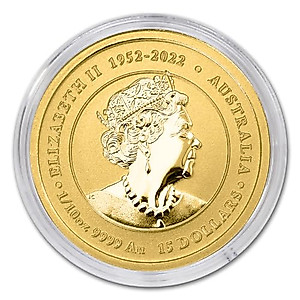 2024 P 1/10 oz Gold Australian Lunar Series III Year of the Dragon Coin Brilliant Uncirculated with Certificate of Authenticity $15 Seller BU