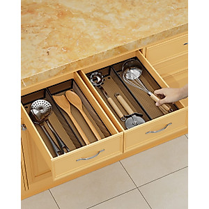 JANE EYRE kitchen drawer organizer - silverware utensil organizer for kitchen drawer,silverware tray in drawers