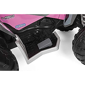 Peg Perego Polaris Outlaw Pink Power 12 Volt Ride on Quad