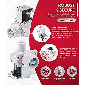 Replacement for Hoshizaki 3U0111-01 Water Valve, 120V, 60HZ, w/Mounting Nuts, J248-030