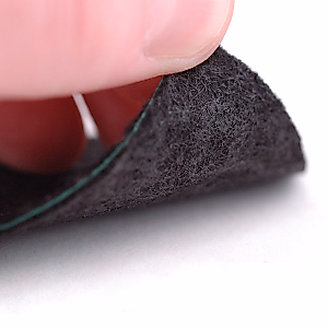 Diversitech Outdoor Gas Grill BBQ Floor Mat 48" x 30" - Absorbant Protection for Decks & Patios, Black