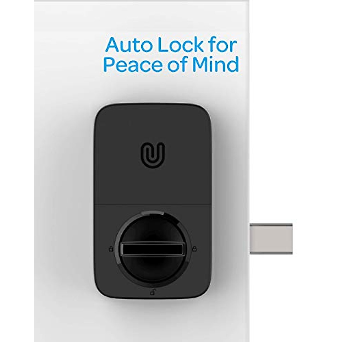 ULTRALOQ U-Bolt Smart Lock + Key Storage Lock Box + Bridge WiFi Adaptor 5-in-1 Keyless Entry Door Lock with WiFi, Bluetooth and Keypad