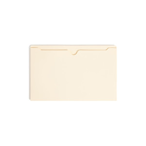 Smead File Jacket, Reinforced Straight-Cut Tab, 2" Expansion, Legal Size, Manila, 50 per Box (76560)