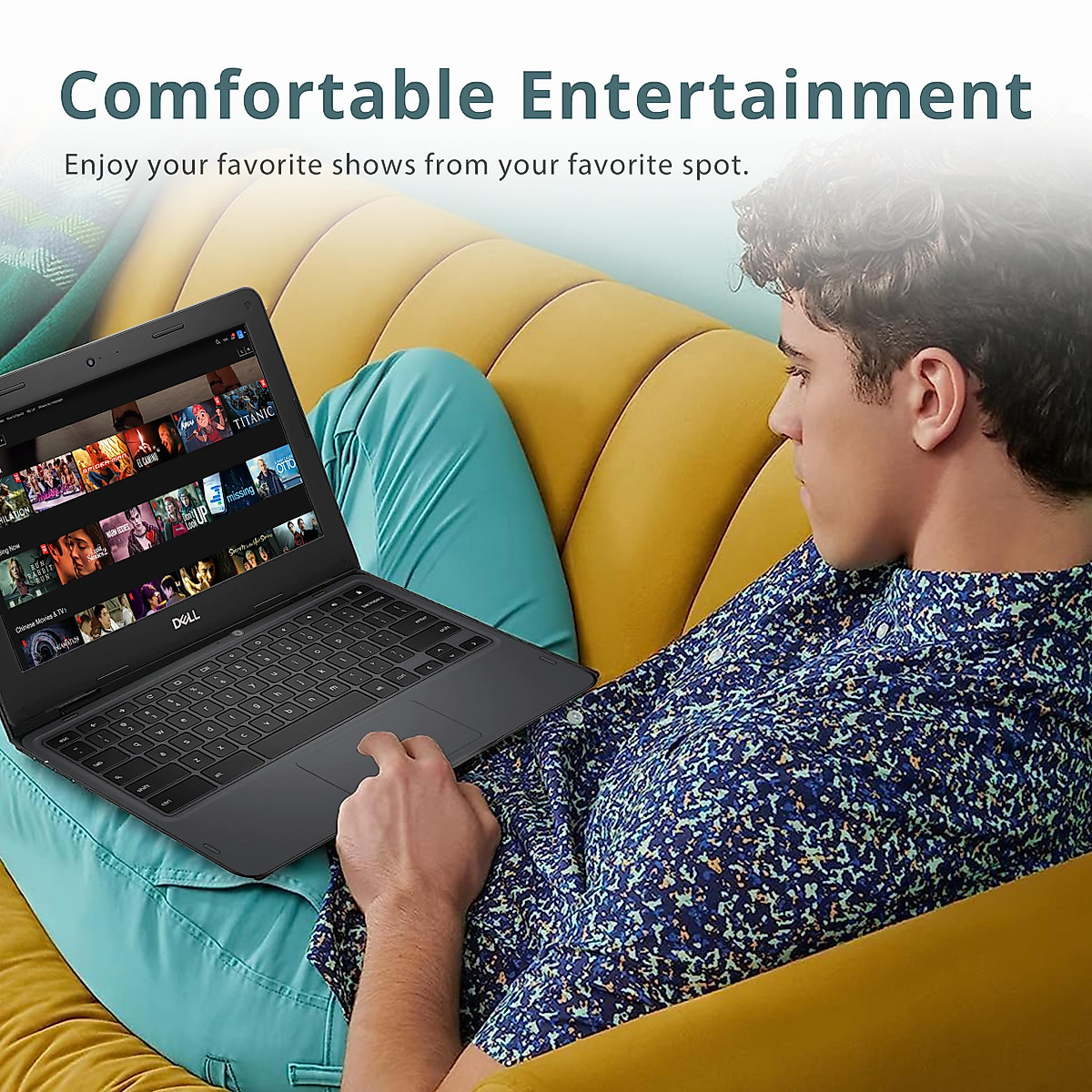 Dell Chromebook 11 3000 3100 11.6" Chromebook - HD - 1366 x 768 - Intel Celeron N4020 Dual-core (2 Core) - 4 GB RAM - 16 GB Flash Memory - Chrome OS - English (US) Keyboard - 14 Hour Battery Run