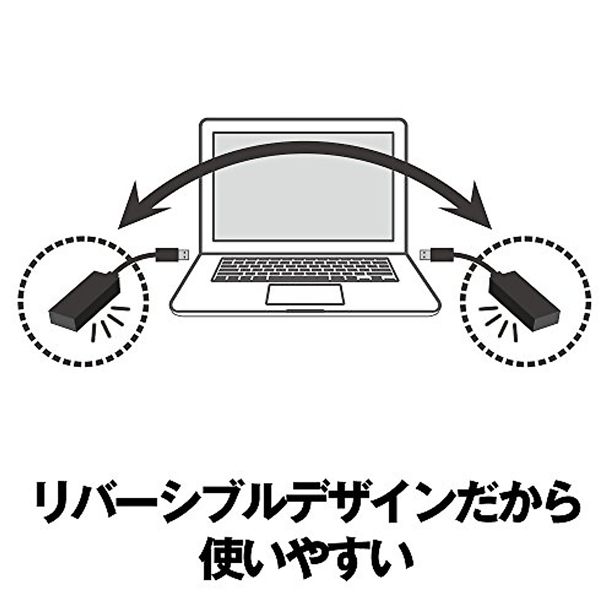 Buffalo Buffalo USB Hub USB 2.0 Bus Power 4-Port Black BSH4U25BK [Windows/Mac Compatible]