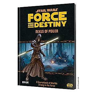 EDGE Studio Star Wars Force and Destiny Game Nexus of Power SOURCEBOOK Roleplaying Game Strategy Game for Adults and Kids Ages 10+ 2-8 Players Average Playtime 1 Hour Made by EDGE Studio