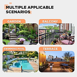 FDW 3 Pieces Folding Patio Furniture Set Bistro Set Portable Conversation Set All Weather Resistant Outdoor Furniture with 2 Folding Chairs Table for Patio Outdoor Backyard, Nature