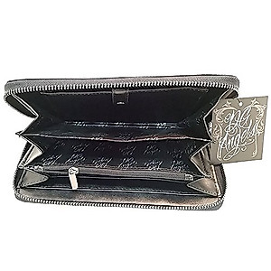DGA Angels Day of the Dead Rockabilly Bonita Women's Clutch Zippered Wallet