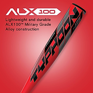 EASTON TYPHOON -12 USA Baseball Bat, Small Barrel, 27/15oz, YSB19TY12