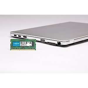 Crucial 8GB Single DDR3/DDR3L 1866 MT/s (PC3-14900) Unbuffered SODIMM 204-Pin Memory - CT102464BF186D