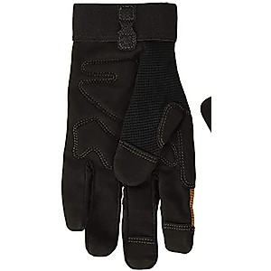 CLC Custom Leathercraft 124M Workright Flex Grip Work Gloves, Shrink Resistant, Improved Dexterity, Tough, Stretchable, Excellent Grip,Black,Medium