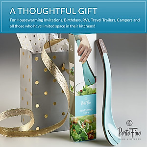 Salad Tongs for Serving - Salad Serving Utensils - Salad Tongs Dishwasher Safe - Plastic Salad Tongs - Salad Servers - Salad Hands - Salad Spoons for Serving - Nesting Salad Tongs - Salad Mixing Tongs