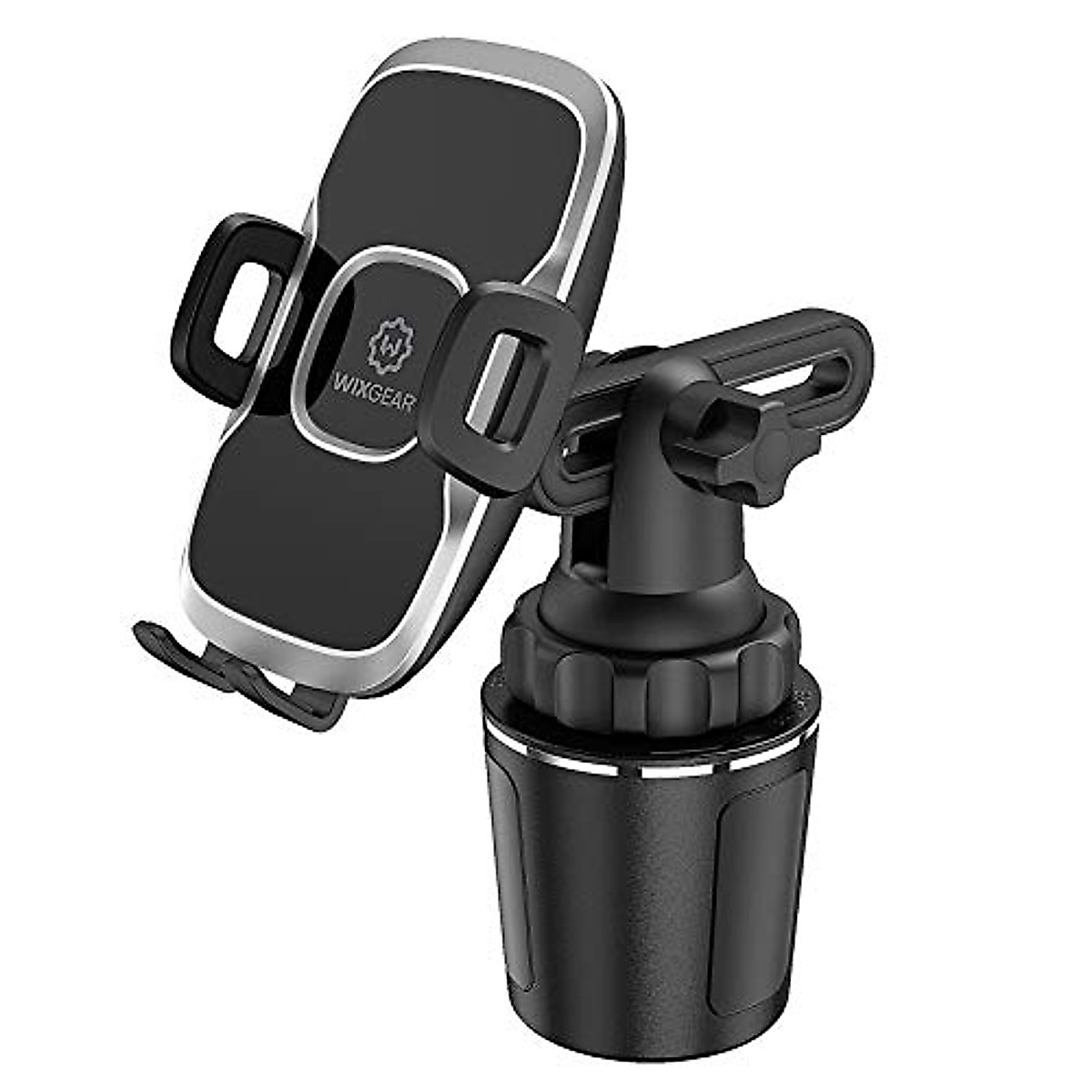 WixGear Cup Phone Holder, Car Cup Holder Phone Mount for Car with Adjustable Automobile Cup Holder Smart Phone Cradle Car Mount